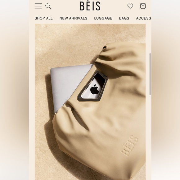 BEIS | Bags | Beis 3 Anniversary Special Limited Edition Cactus Leather ...